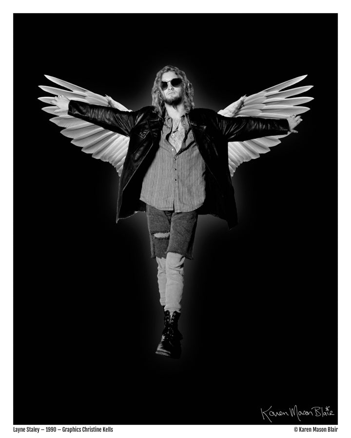 Alice in Chains, Layne Staley photo 8x10 signed old school promo - 199 – Karen Mason Blair ...